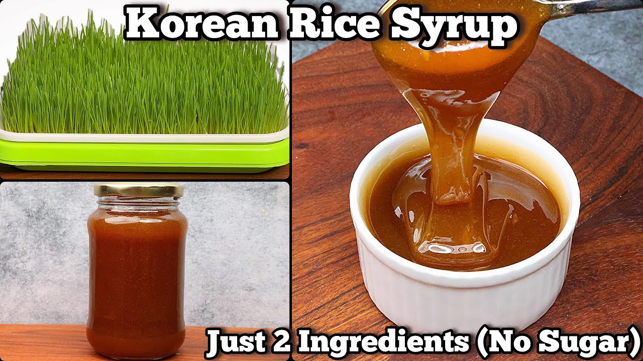 Homemade Korean Rice Syrup| How to Make Malt/Maltose Syrup at Home~2 ...