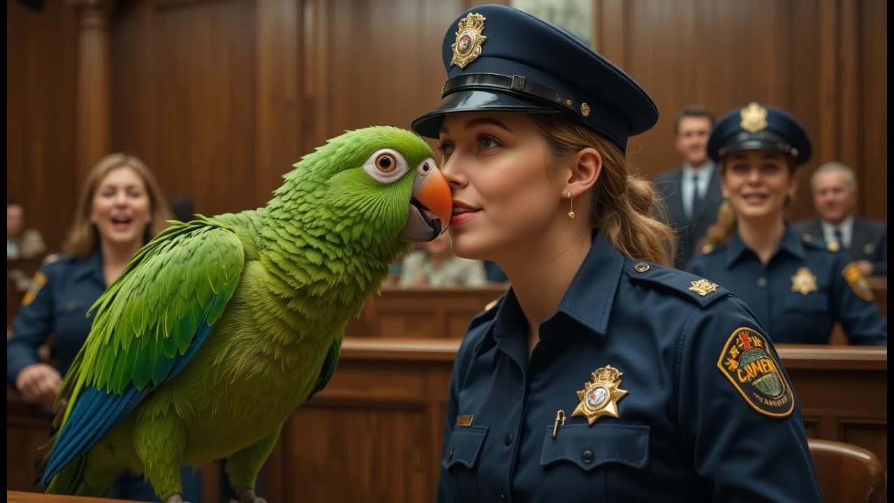 Cops vs. Parrot: Funniest Courtroom Ever! Judge Falls Off Chair! Parrot ...