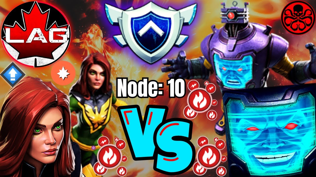 WAR Buffed OG Phoenix vs R4 Arnim Zola Boss Node 10! Hazard Shift ...