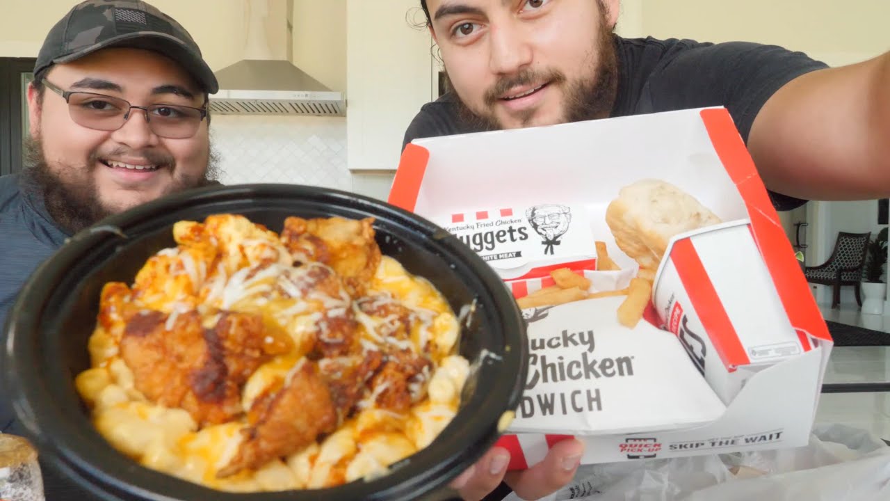 KFC Spicy Mac and Cheese - Chicken Sandwich Big Box #kfc #foodie #food ...