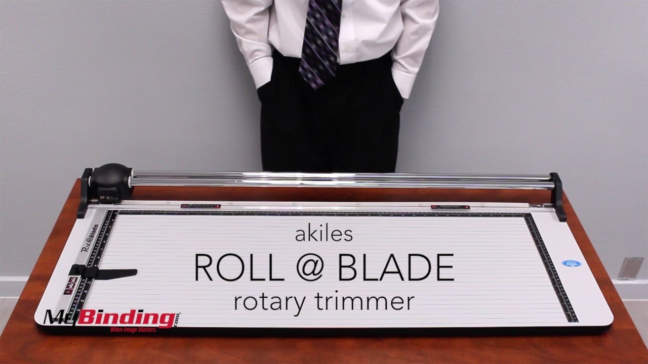 Akiles Roll @ Blade 3615 Rotary Trimmer - YouTube