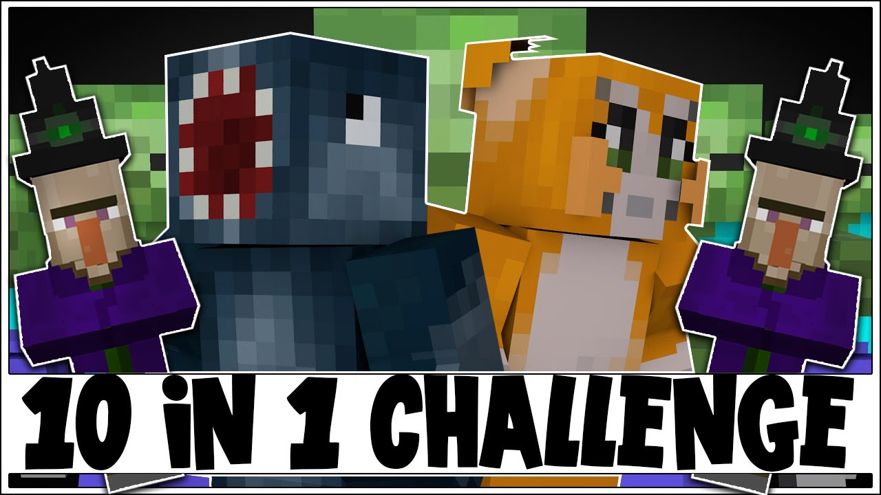 10 IN 1 CHALLENGE! - THE BATTLE! [4] - Minecraft Custom Map W/Stampy ...
