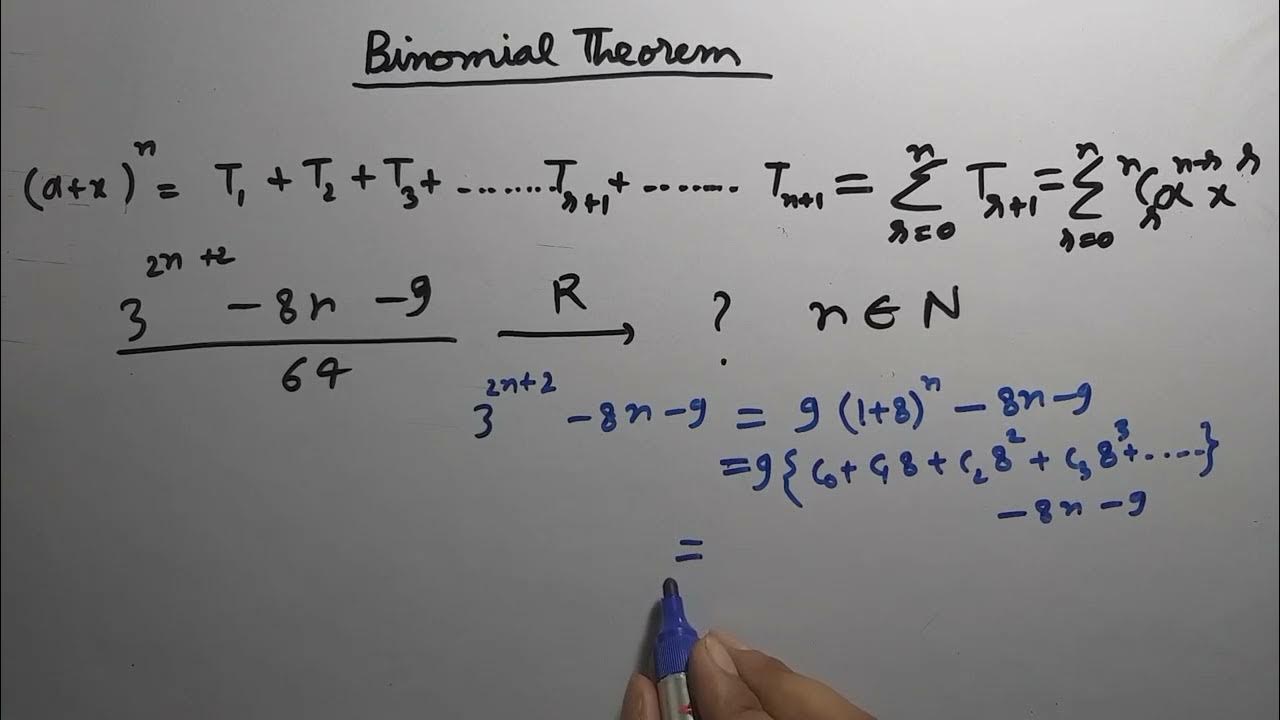 3.BINOMIAL THEOREM - YouTube