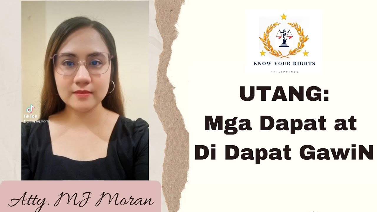 UTANG/LOAN: Dapat at Di Dapat Gawin/ Tamang Pagsingil - YouTube