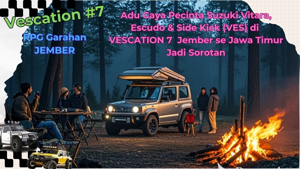 KEMPING BARENG VES COMMUNITY SE JATIM DI VESCATION #7 JADI EVENT ...