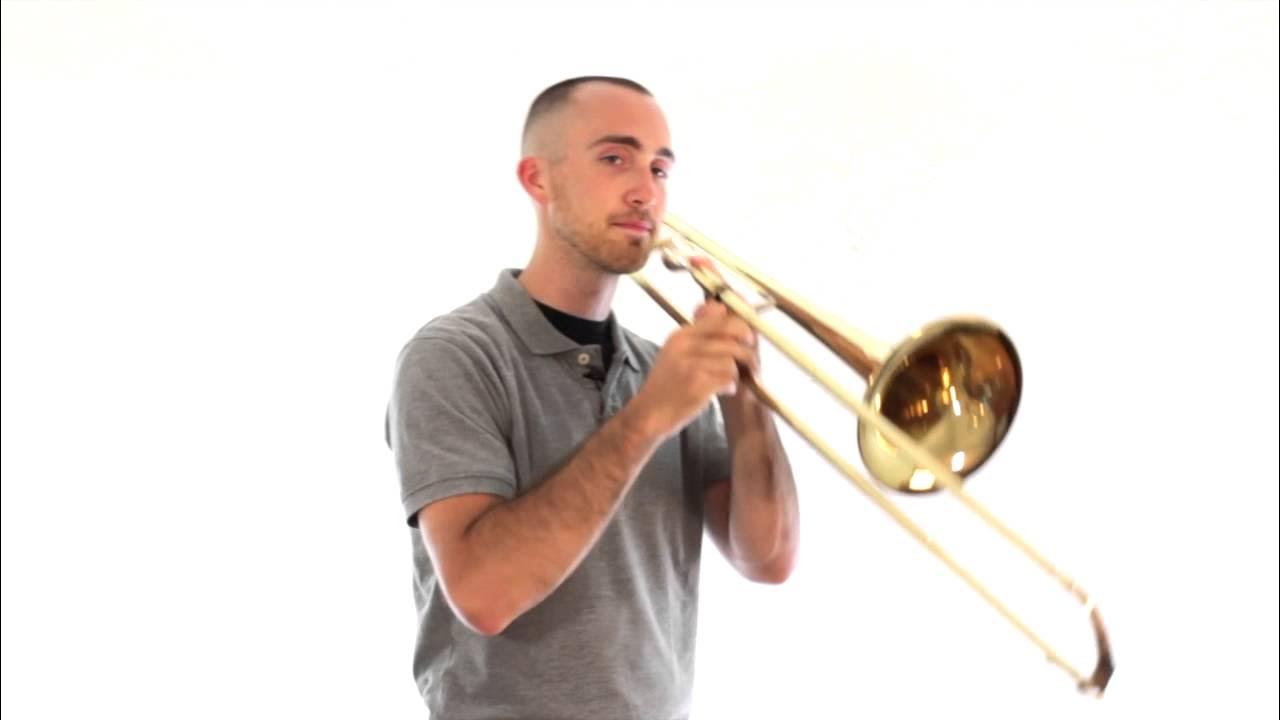 Trombone Lesson 7: First Five Notes (F, E-flat, D, C, B-flat) - YouTube