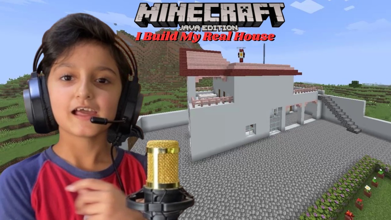 I Build My Real House in Minecraft || Please Like & Subscribe - YouTube