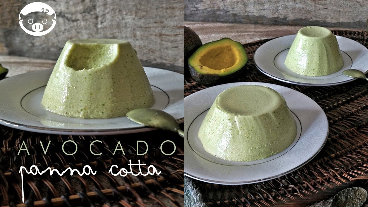 AVOCADO PANNA COTTA | Easy Avocado Gulaman Recipe - YouTube