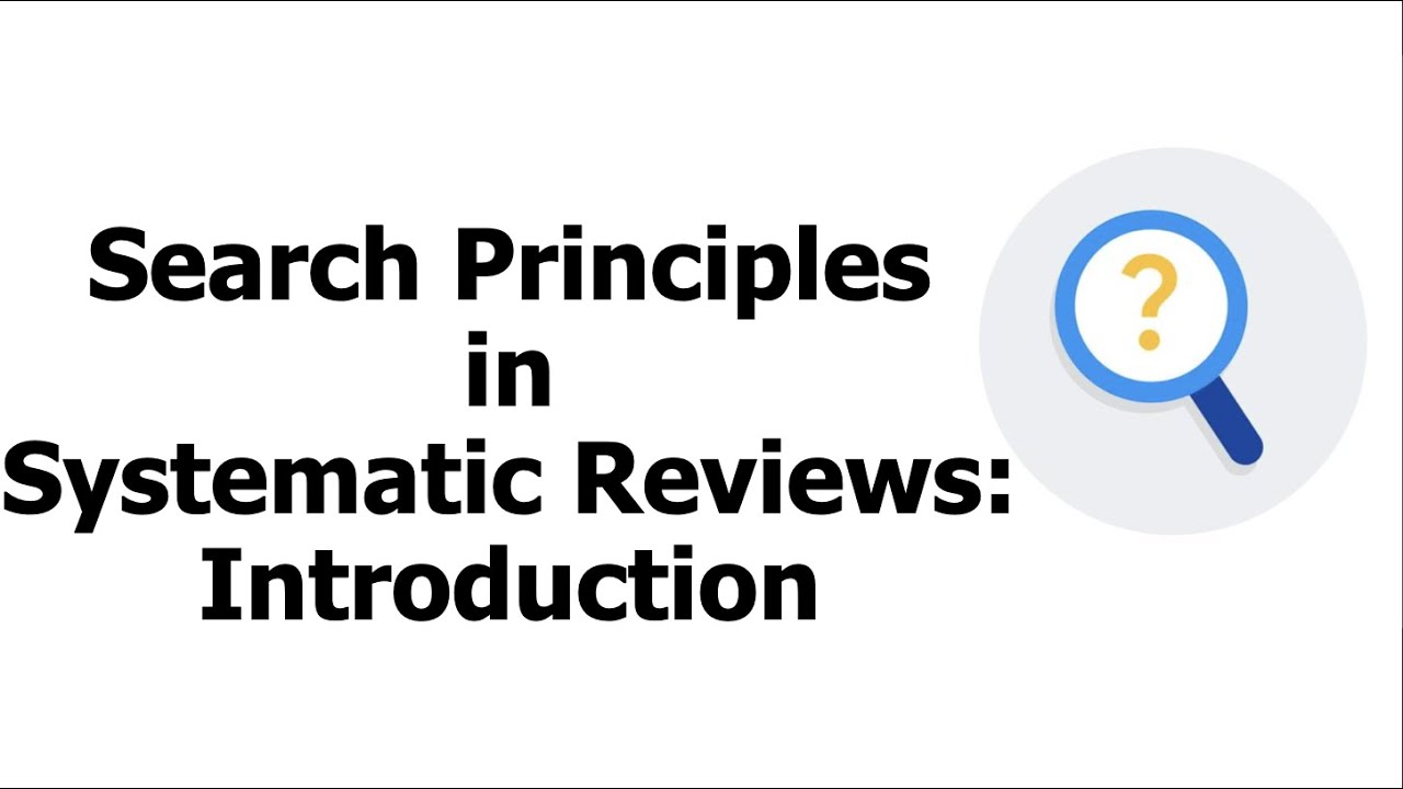Search Principles: Introduction - YouTube