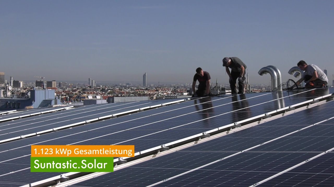 Suntastic.Solar Referenzprojekt Wiener Stadthalle Kurzversion - YouTube