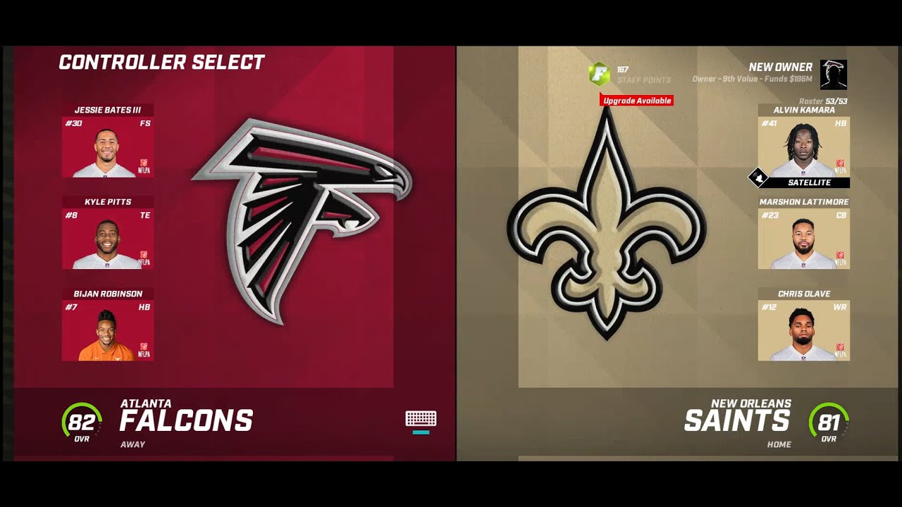 NFSL Season 1 Week 4 Falcons @ Saints - YouTube