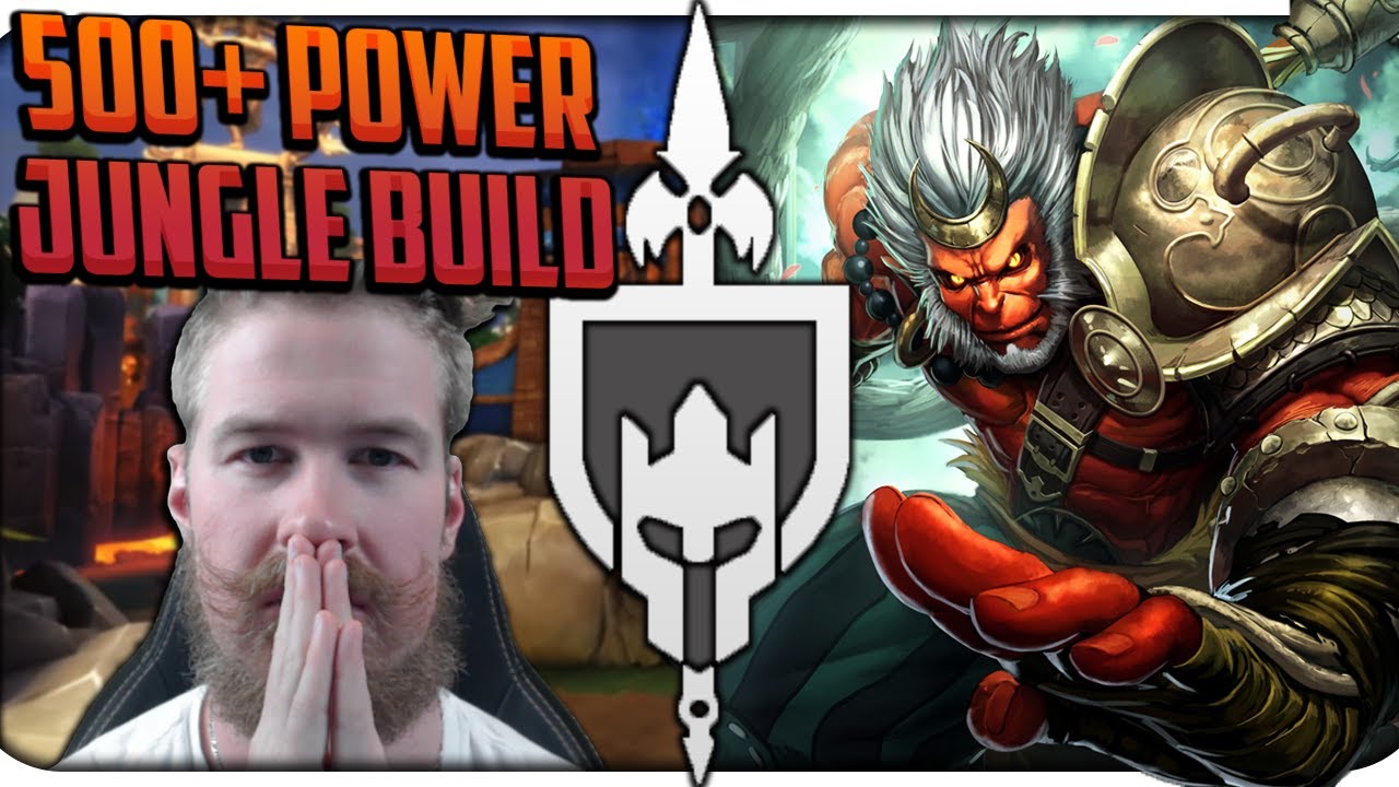 500+ PHYSICAL POWER JUNGLE BUILD! | Sun Wukong Smite Ranked Conquest ...