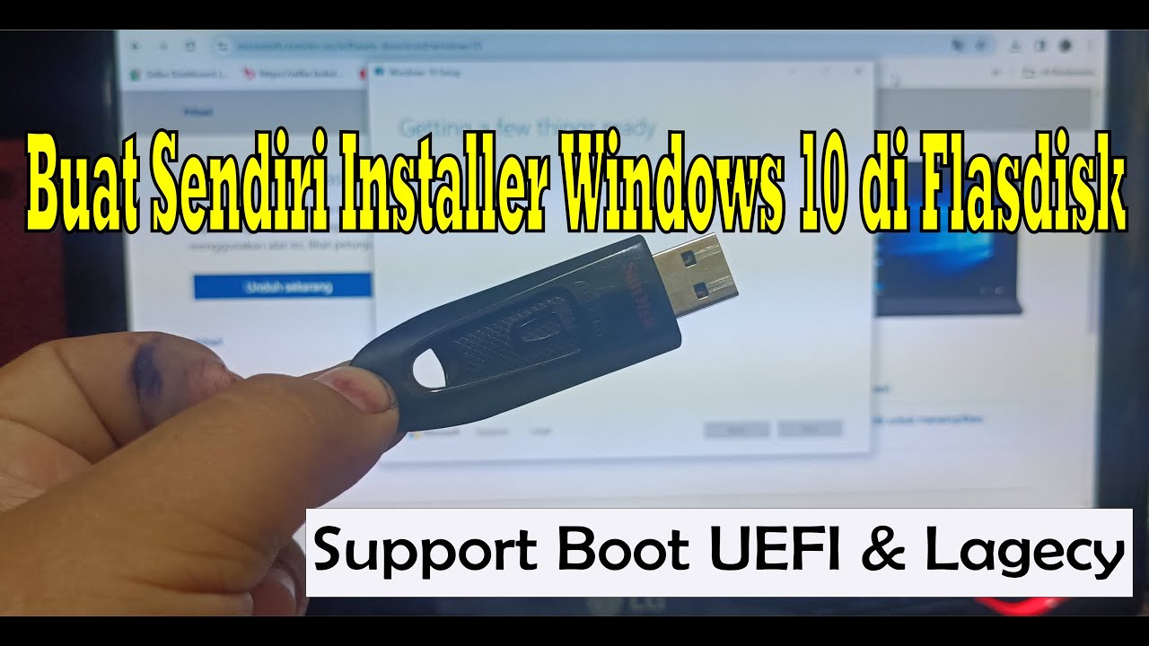Cara Membuat Flashdisk Installer Windows 10 - Membuat Flashdisk ...