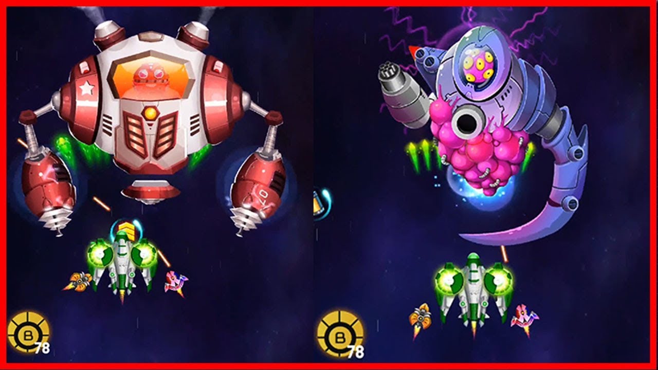 Space shooter: galaxy attack elite Mode Level 2-1 || Rocket studeo ...