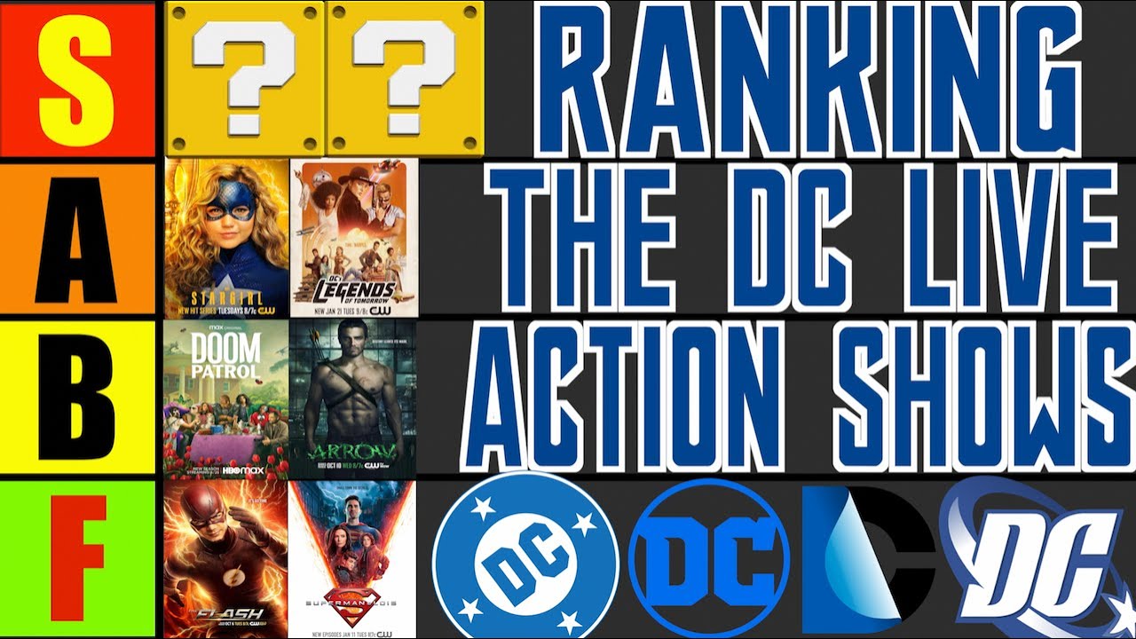 TIER LIST! Ranking All The Live Action DC Comics Shows | RLG Cast Movie ...