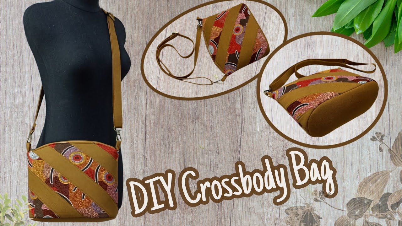 DIY Crossbody Bag Tutorial & Sewing/Crossbody Bag Pattern - YouTube