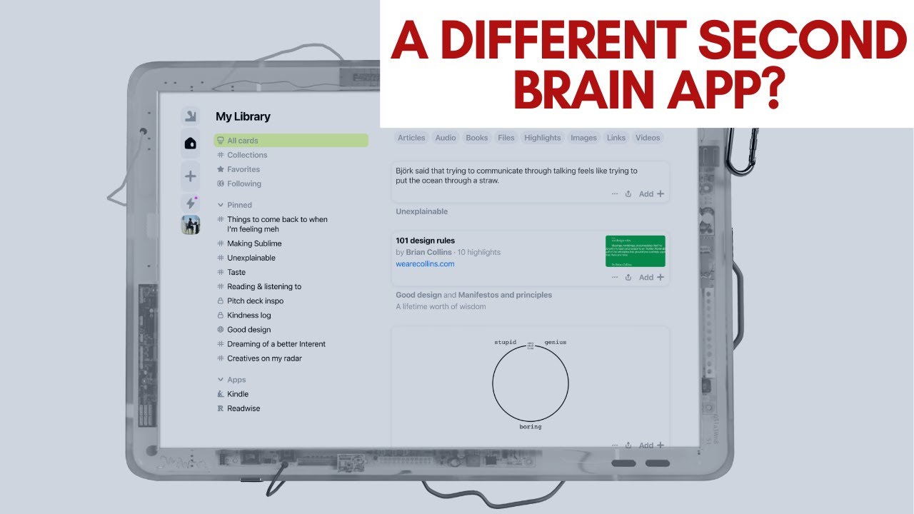 A different second brain/note taking application - sublime review - YouTube