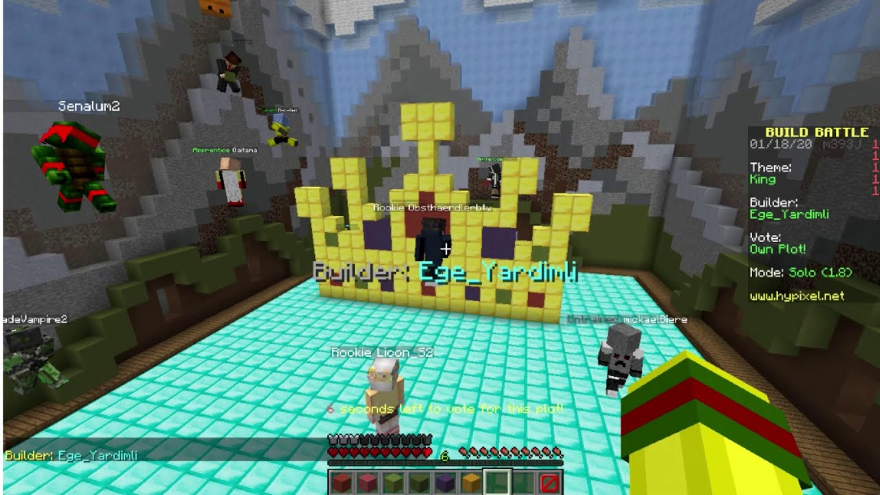 Minecraft My Build Battle Builds (Legendaries|Wins|Loses) - YouTube