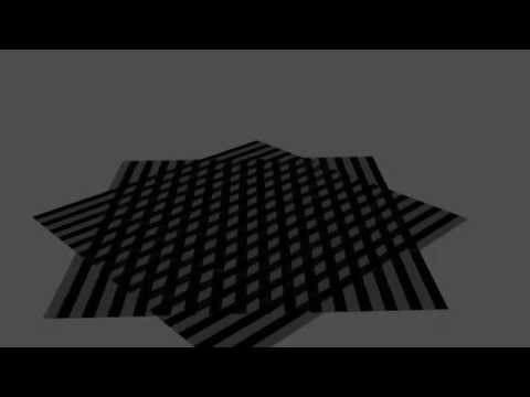 how to make a nice moiree (moiré) effect, animation in blender 3d v2.76 ...