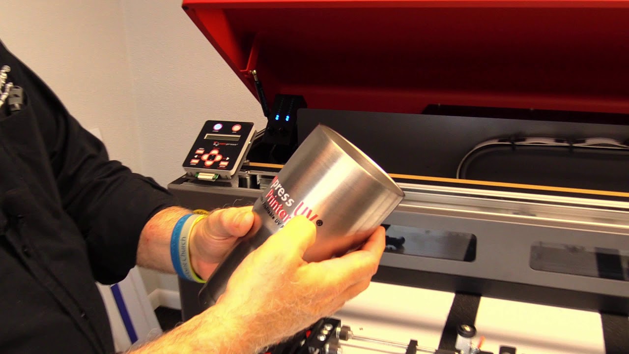 Compress UV Printer Conical Frame Adjustments - YouTube