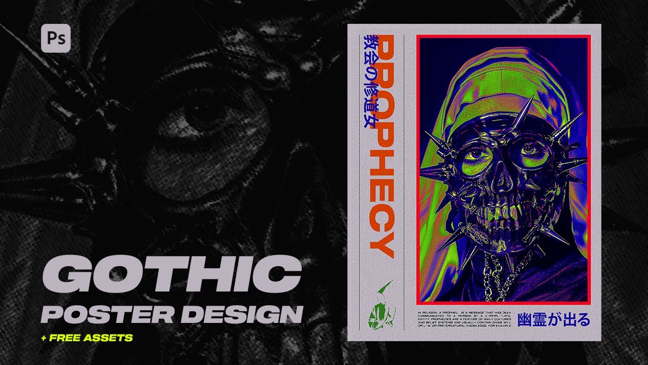 Dark Gothic Poster Design in Photoshop | Complete Step-by-Step Tutorial ...