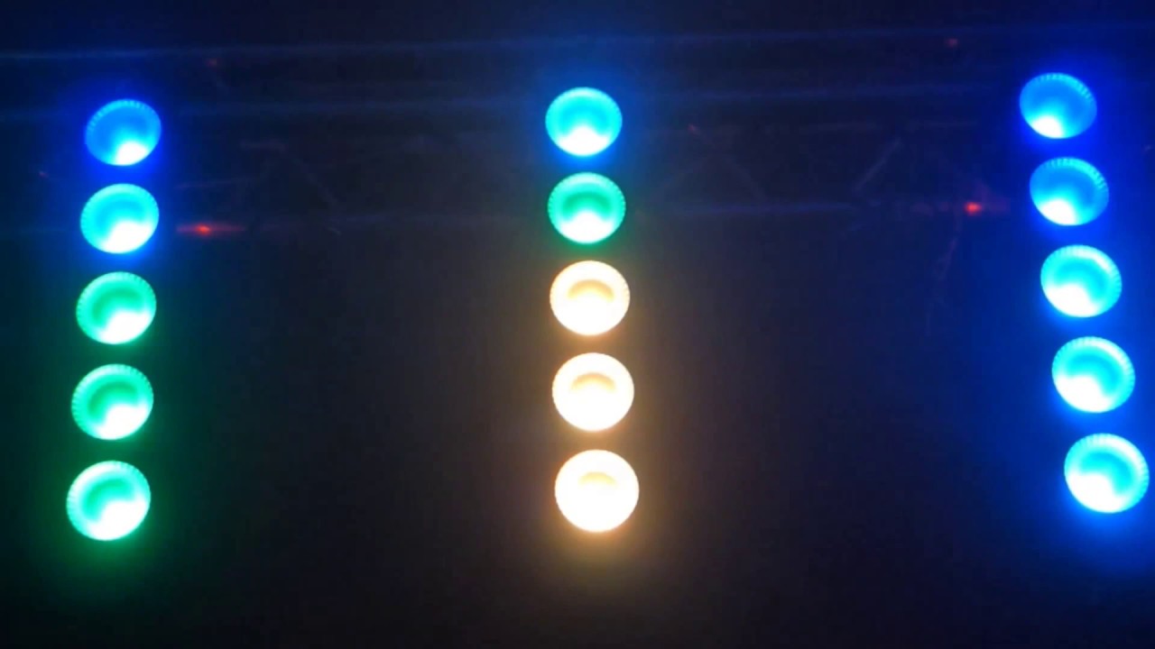 LED 5x30W RGB Matrix Lighting - YouTube