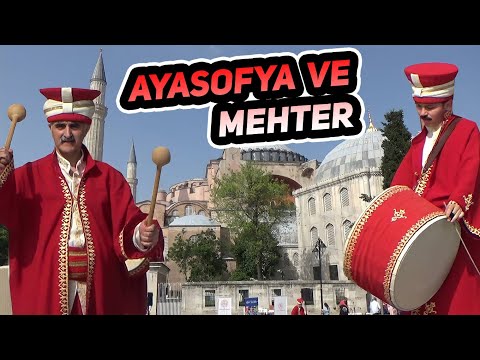AYASOFYA CAMİİ ÖNÜNDE MEHTER SESLERİ
