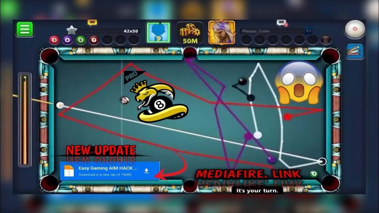 8 Ball Pool New Aim Hack 2023||New Ai Aim Hack Mediafire Link |8 Ball ...