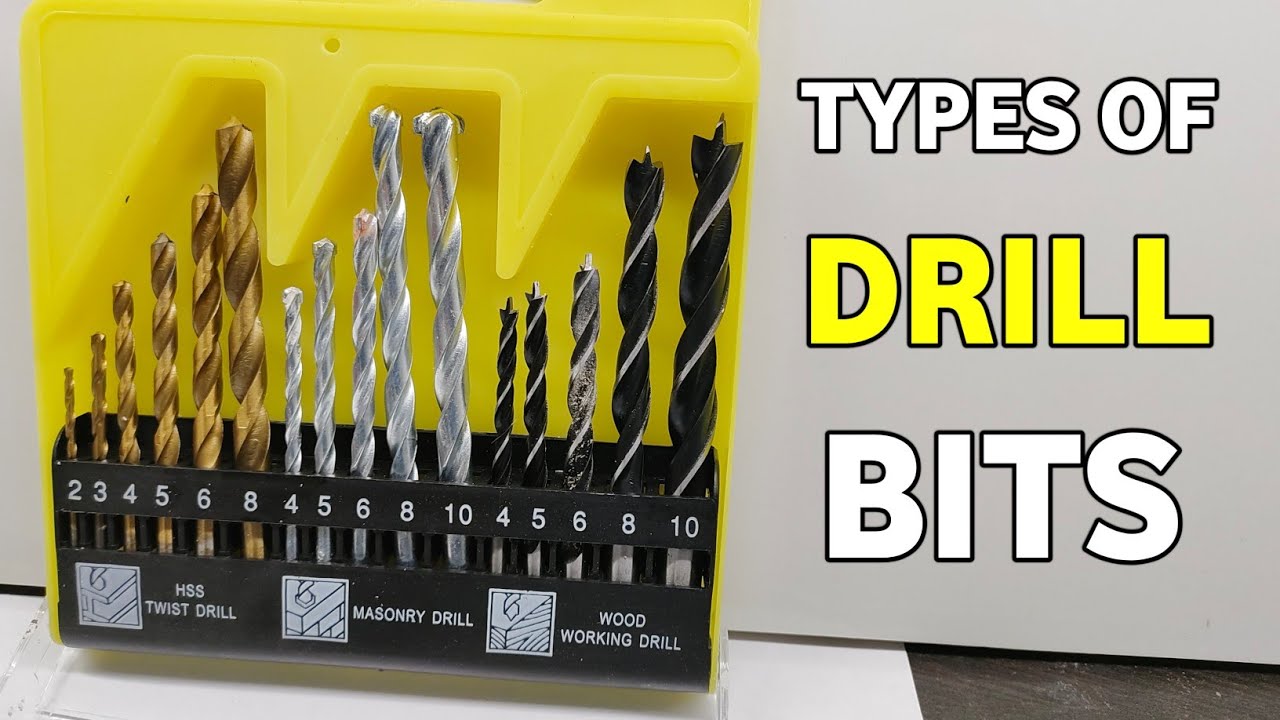 Drill Bit Types | Drill Bit Differences | Drill Bits Explained | Drill ...