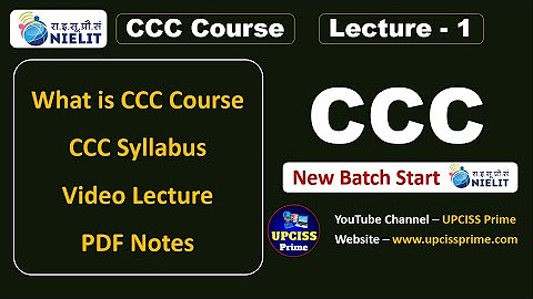 CCC Complete Full Course Based on New Syllabus | CCC Full Course Playlist in Hindi - YouTube