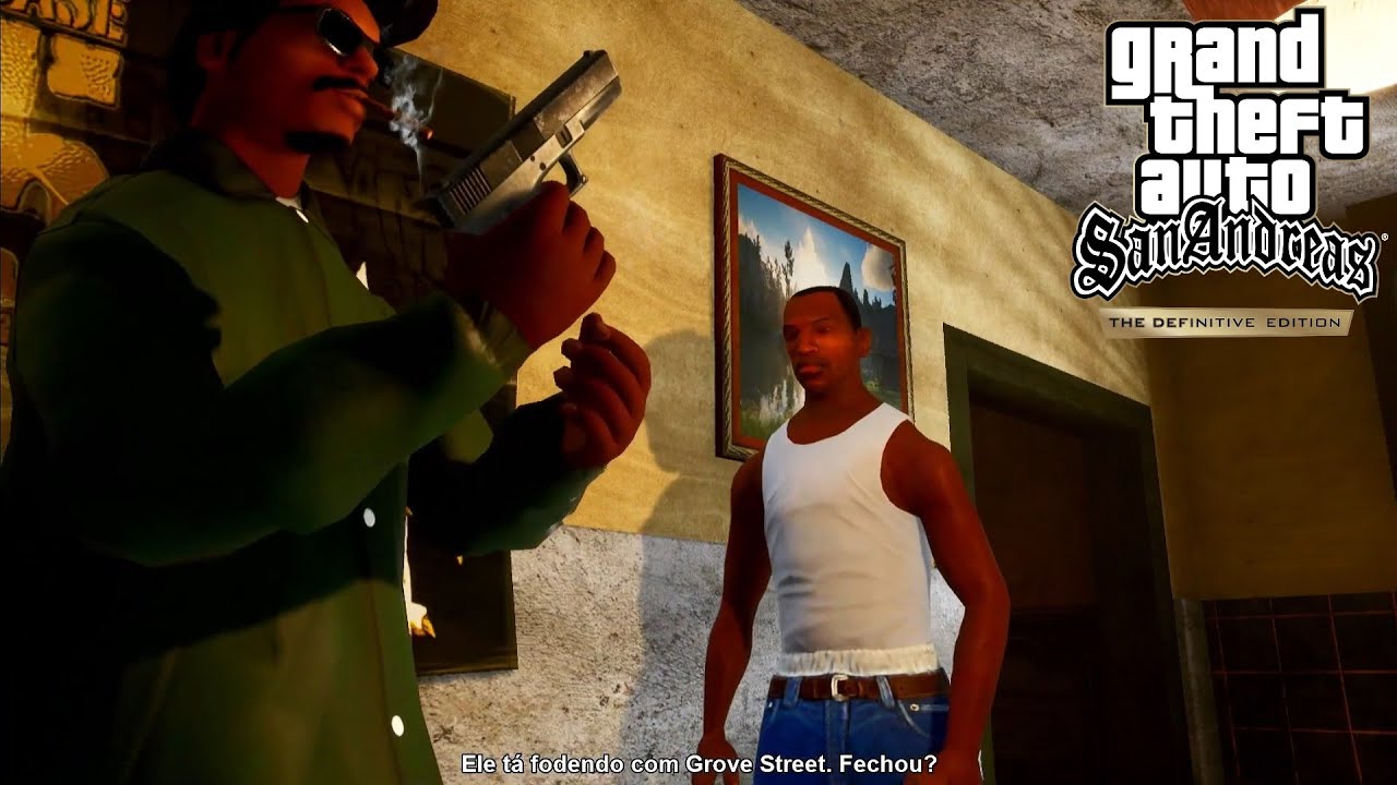 GTA San Andreas (Definitive Edition) Missão #2 | RYDER! (PS4 1080p ...