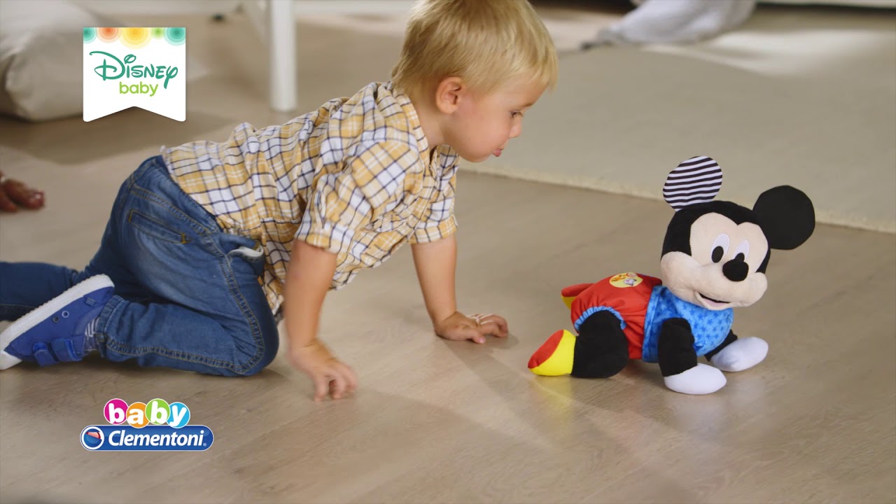 Disney Baby Clementoni - Baby Mickey Krabbel mit mir - YouTube