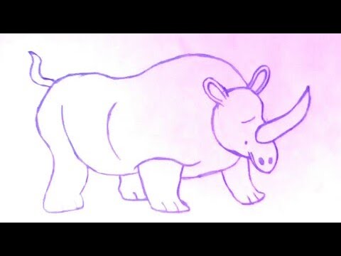 How to draw a heppo step dy step - YouTube