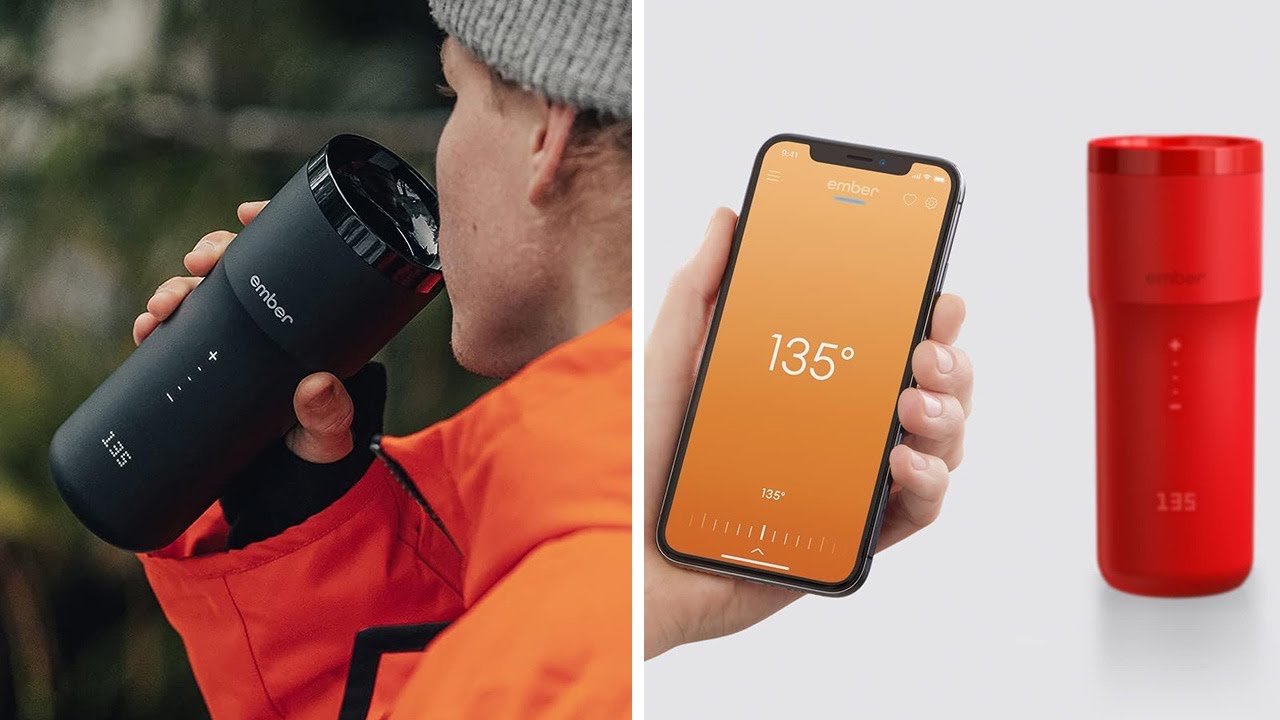 A Smart Travel Flask! The Ember Temperature Control Travel Mug 2 - YouTube