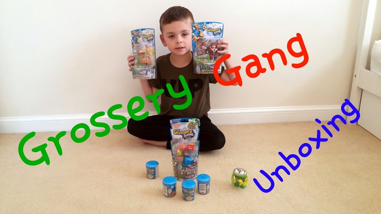 New Grossery Gang vs Clean Team Unboxing Toy Action Figures Multi Packs ...