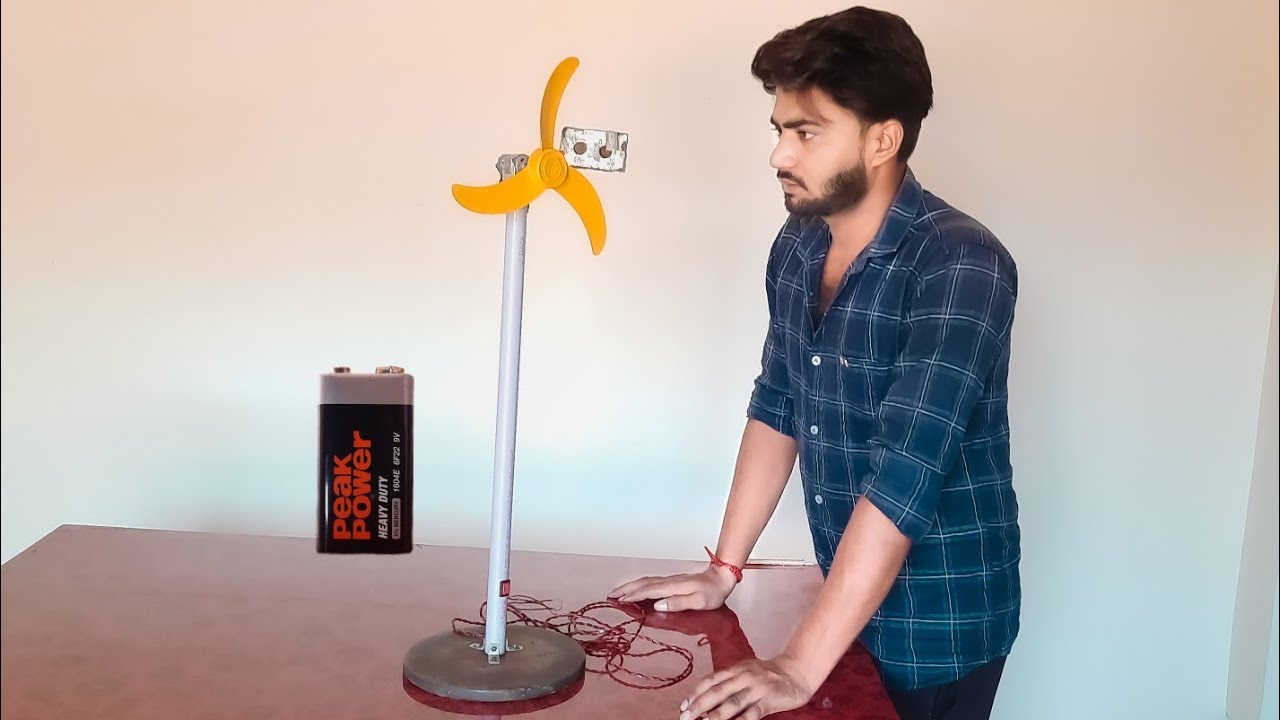 How to make table fan.very easy making your home.Kuldeep Experiment 2 ...