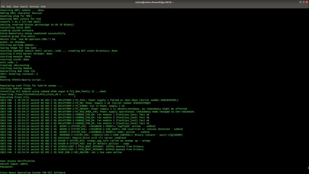 Cisco Nexus 9372PX-E Switch.Como actualizar firmware de ACI mode ...