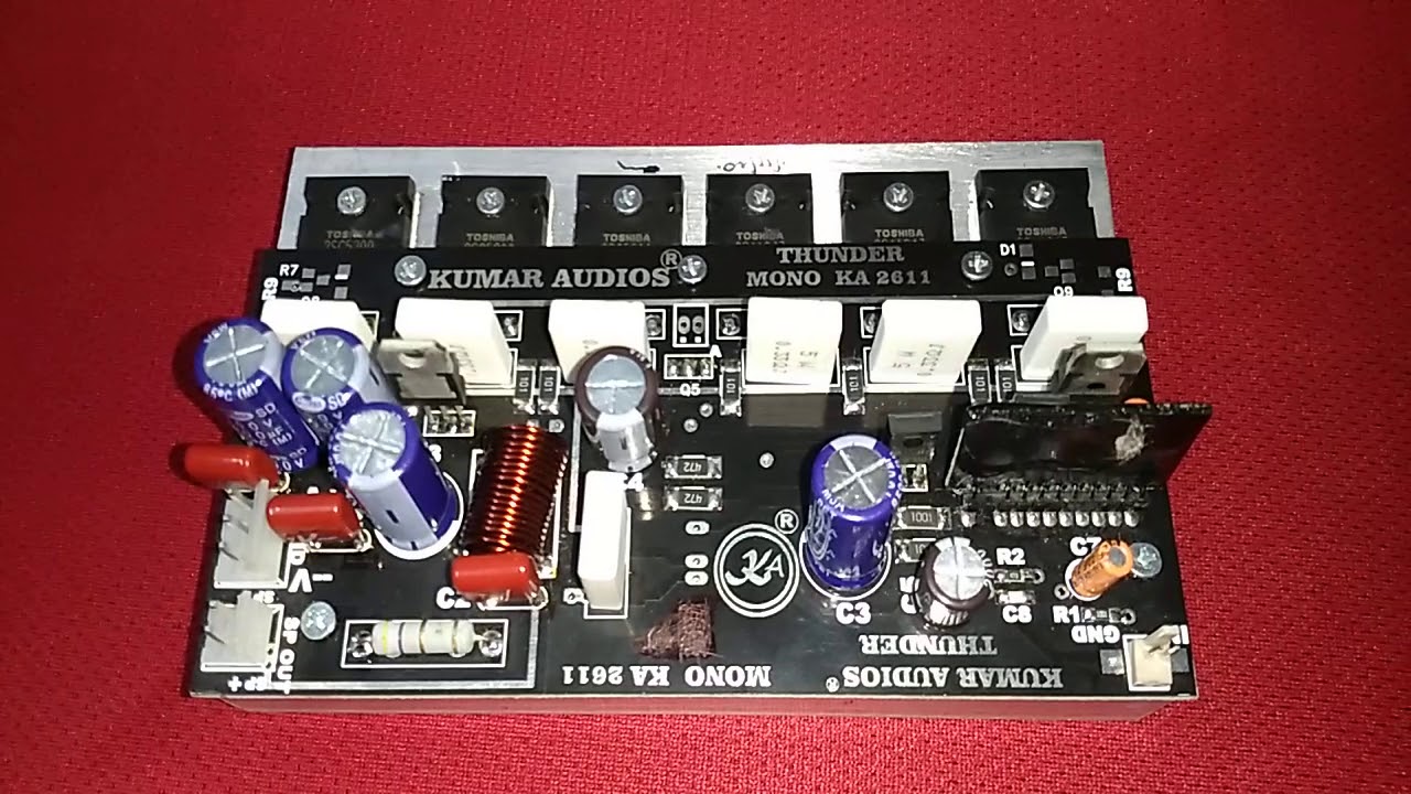 Kumar audio mono board - YouTube