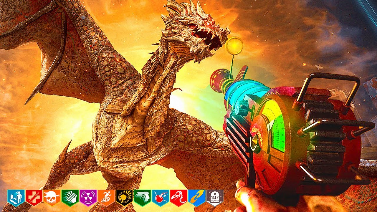 BOSS FIGHT DRAGON ! (Call of Duty Zombies - Ft. Flapix, Exy & Proximy ...