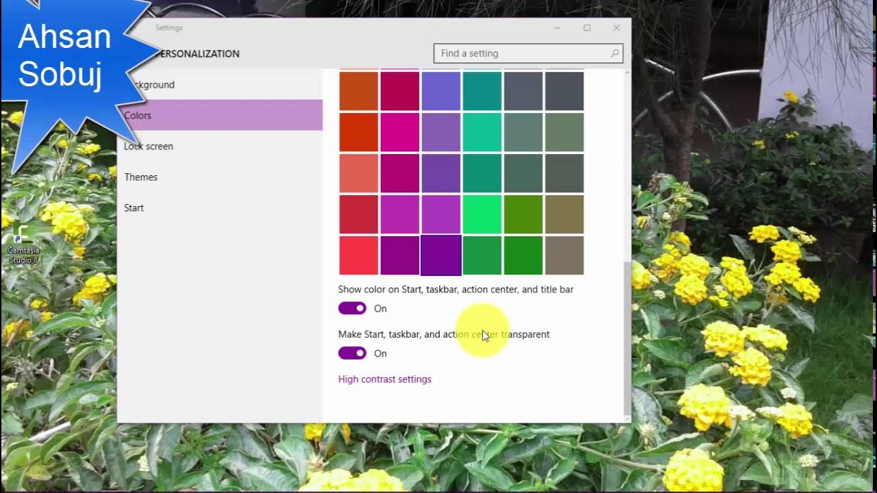 How To Change Start Menu Color in Windows 10 Simply | Windows Help ...