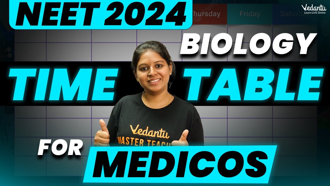 Biology Timetable for Medicos 📝 NEET 2024 Biology Preparation🔥 - YouTube