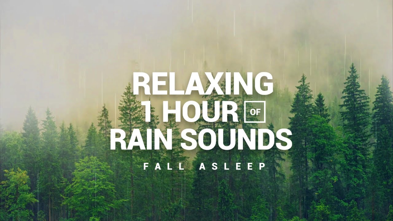 Relaxing Rain Sounds For Sleeping Sleep Faster Meditation Music Youtube