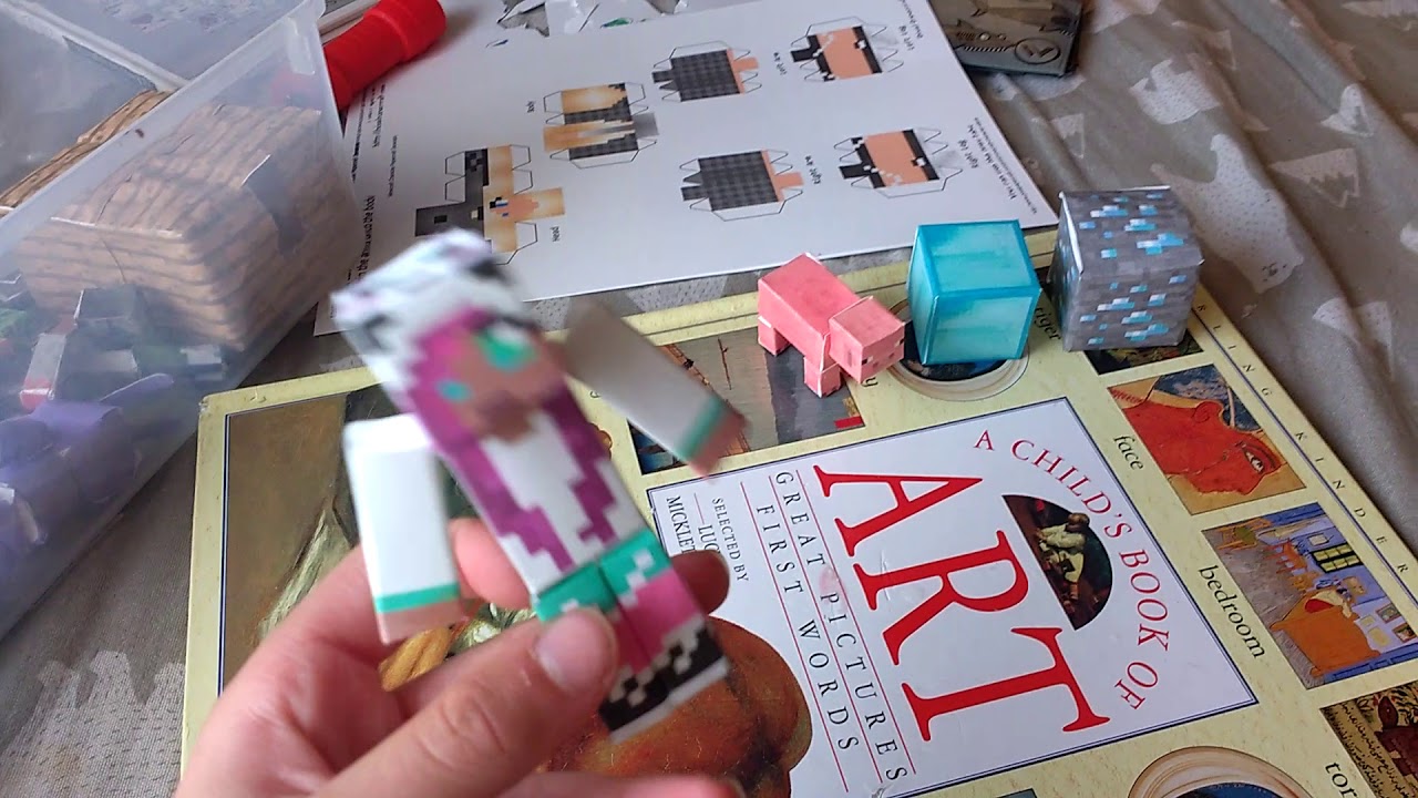 MINECRAFT PAPERCRAFT COLLECTION UPDATE 2 - YouTube