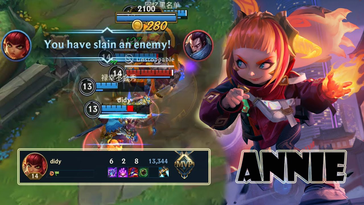 ANNIE GAMEPLAY EPIC COMEBACK: wild rift - YouTube
