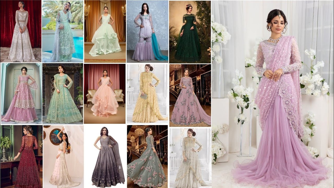 Net Dress Designs l Beautiful Dress Ideas l Net Fabric Dresses ...