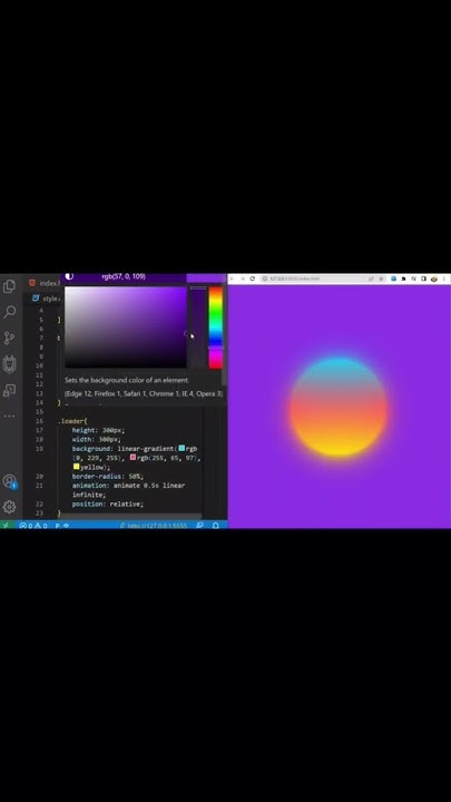 Ball Spinner With Html Css Youtube Youtuber Shorts Trending Coding Youtubeshorts Html