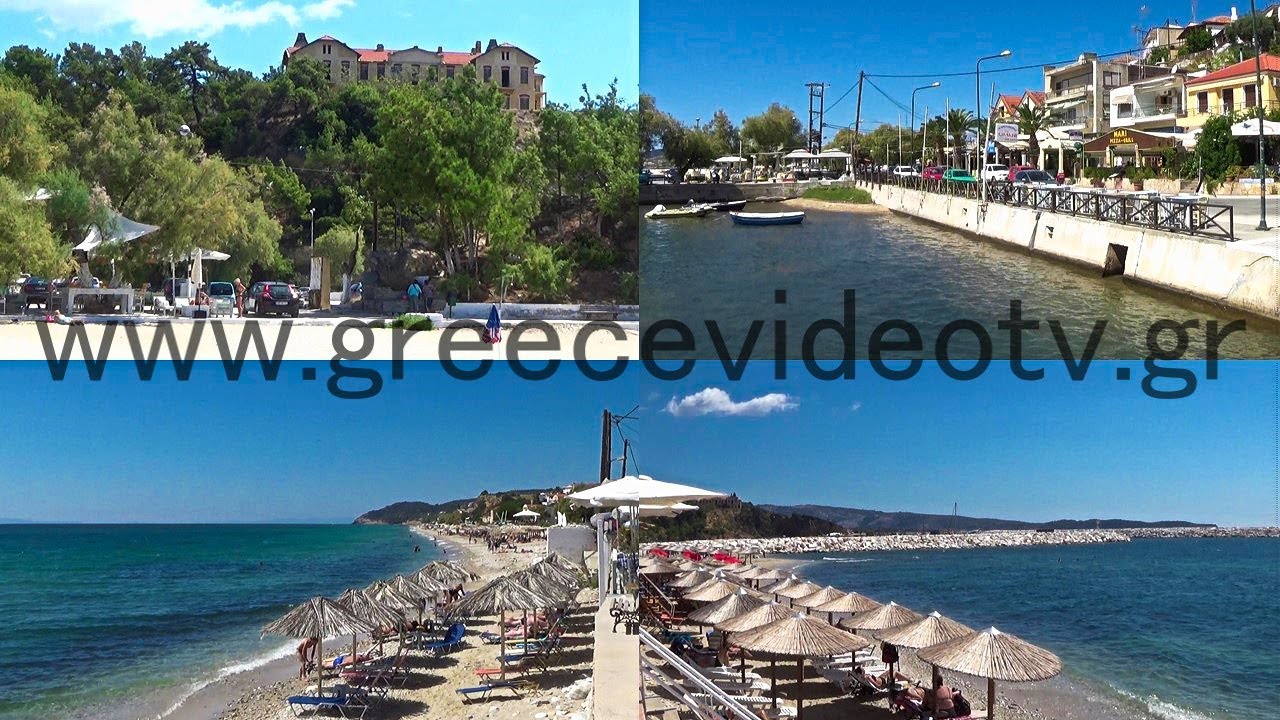 Limenaria beach - port Thassos E. Macedonia Greece Λιμενάρια Θάσος Αν ...