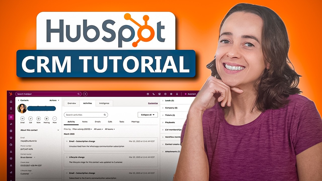 HubSpot CRM Tutorial for Beginners 2026 (Step-by-Step) - YouTube