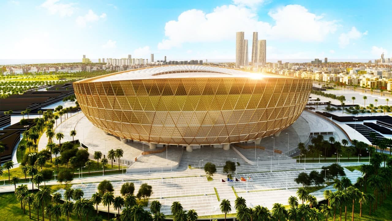 Future New Stadium Construction – Lusail Iconic Stadium Qatar - YouTube