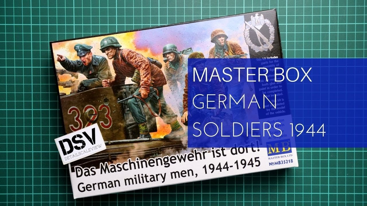 Master Box 1/35 Das Machinengewehr ist dort! German Military Men ...
